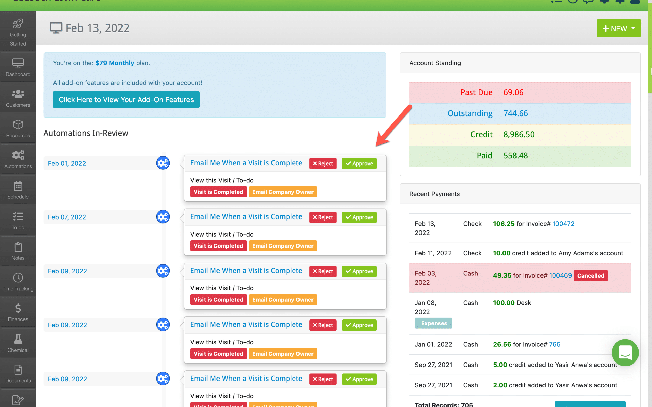 Set Up a New Automation – LawnPro Software Help