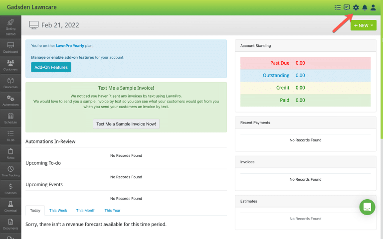 Preference Settings – LawnPro Software Help