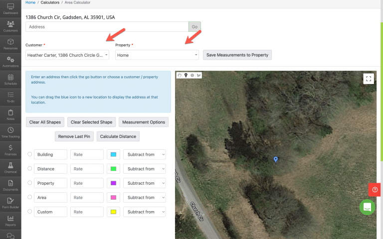 Satellite Estimate Calculator – LawnPro Software Help