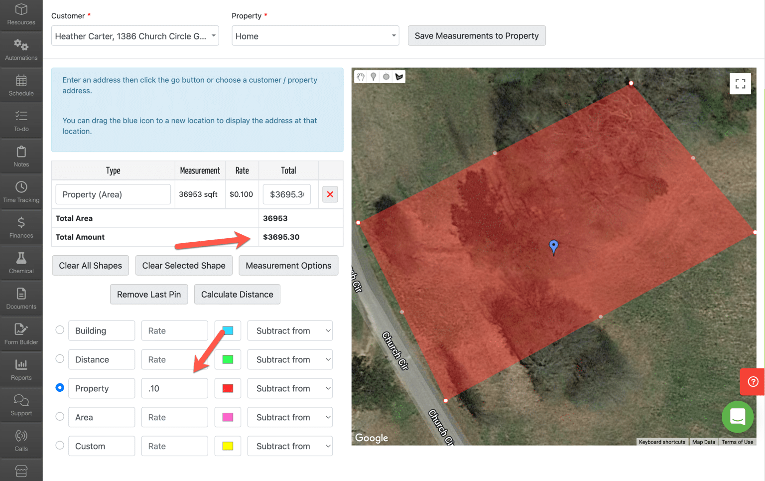 Satellite Estimate Calculator – LawnPro Software Help