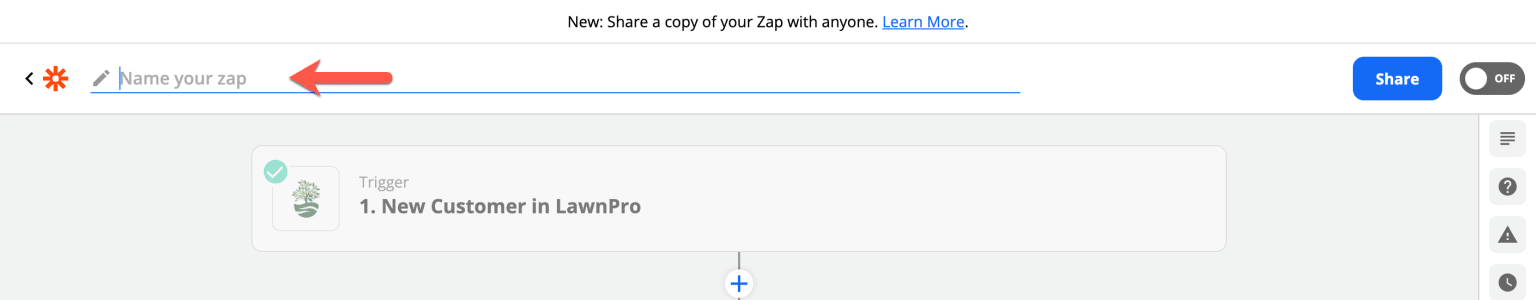 Create Zaps – LawnPro Software Help