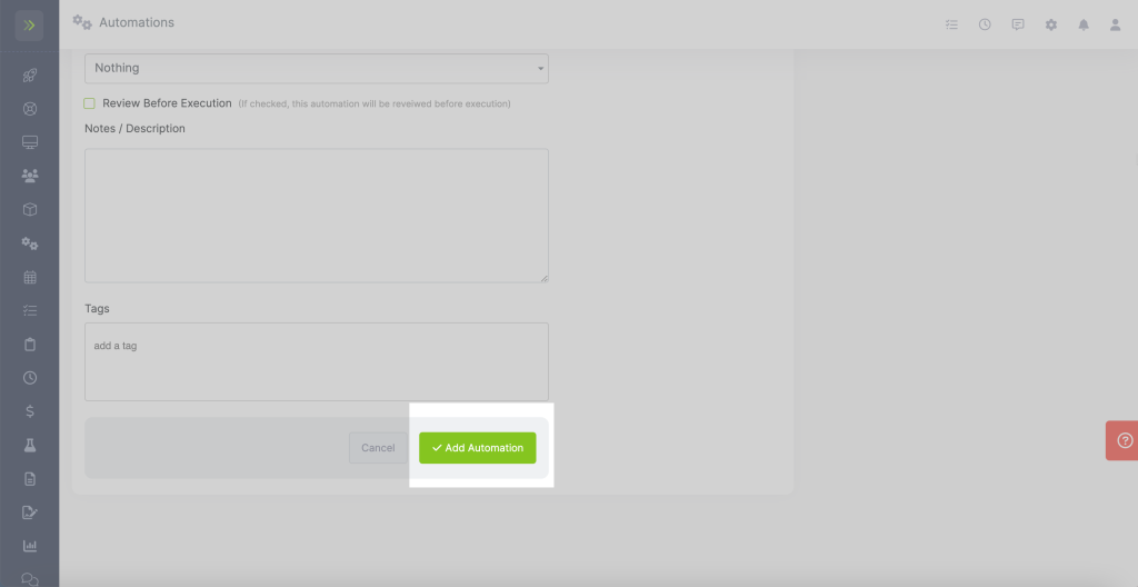 Set Up a New Automation – LawnPro Software Help