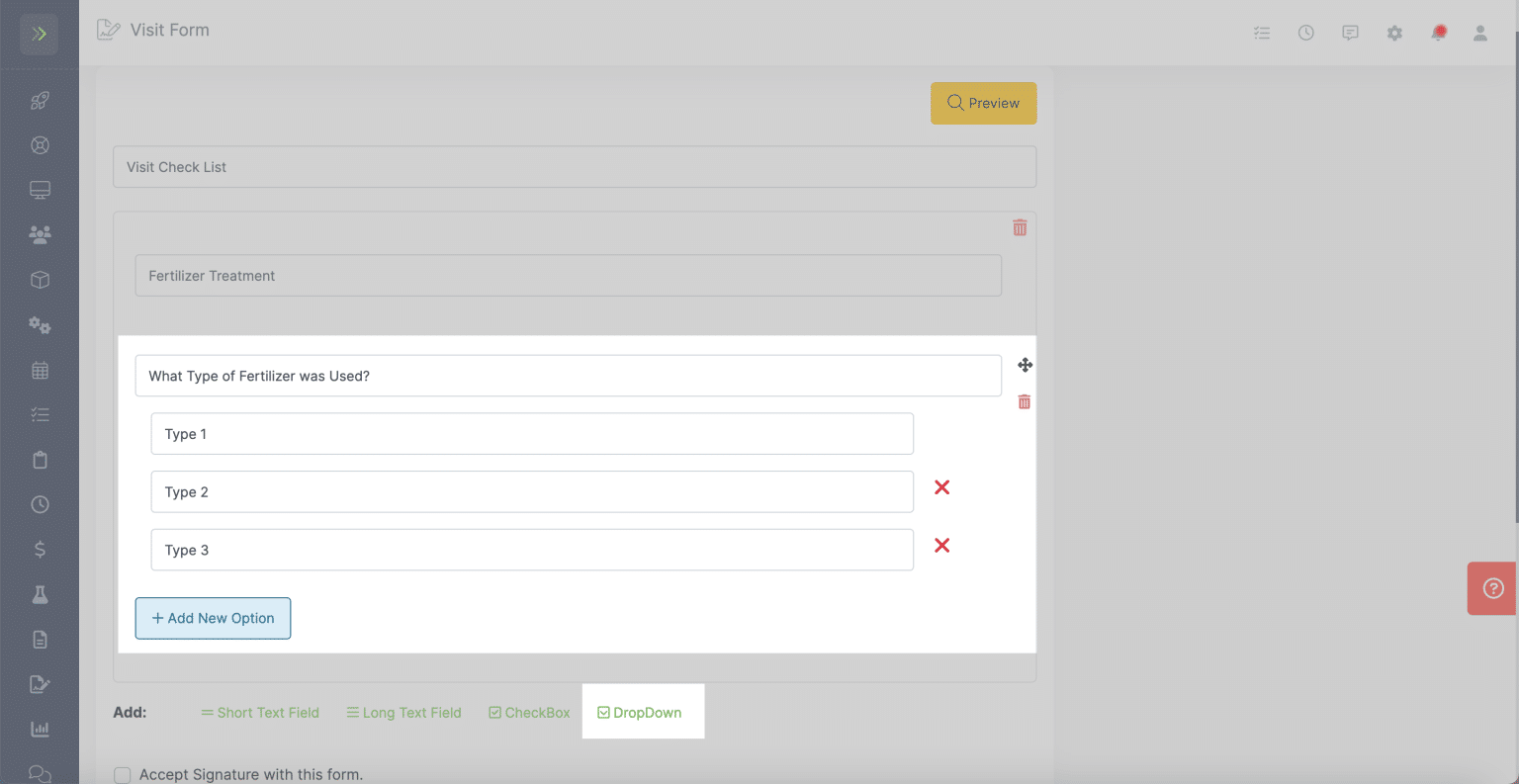 Visit Forms – LawnPro Software Help