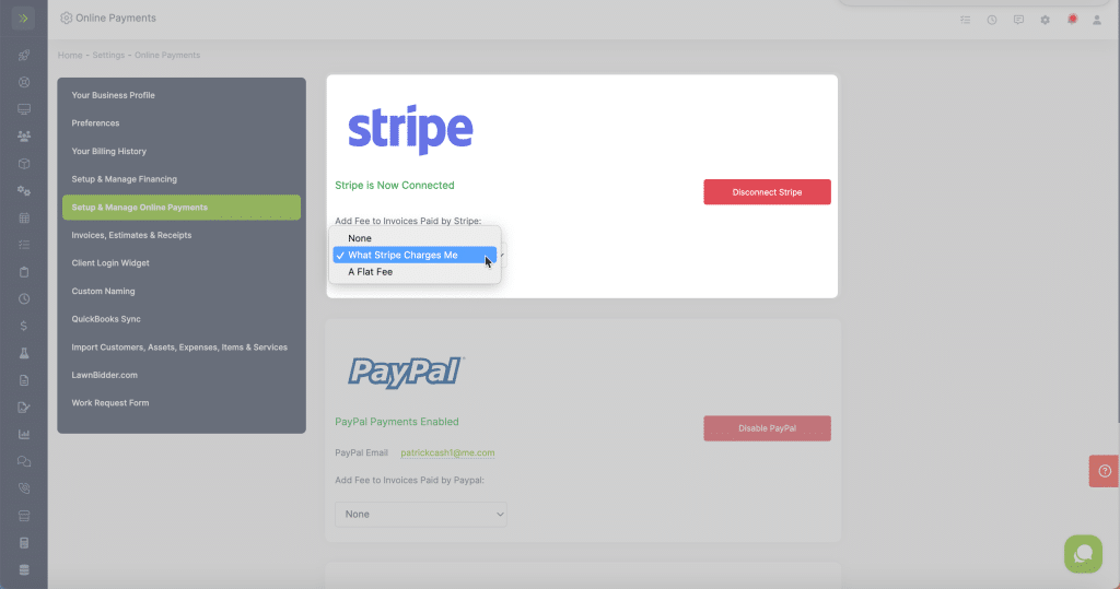 Set Up & Manage Online Payments – LawnPro Software Help