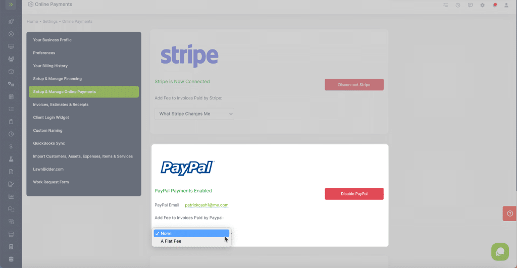 Set Up & Manage Online Payments – LawnPro Software Help